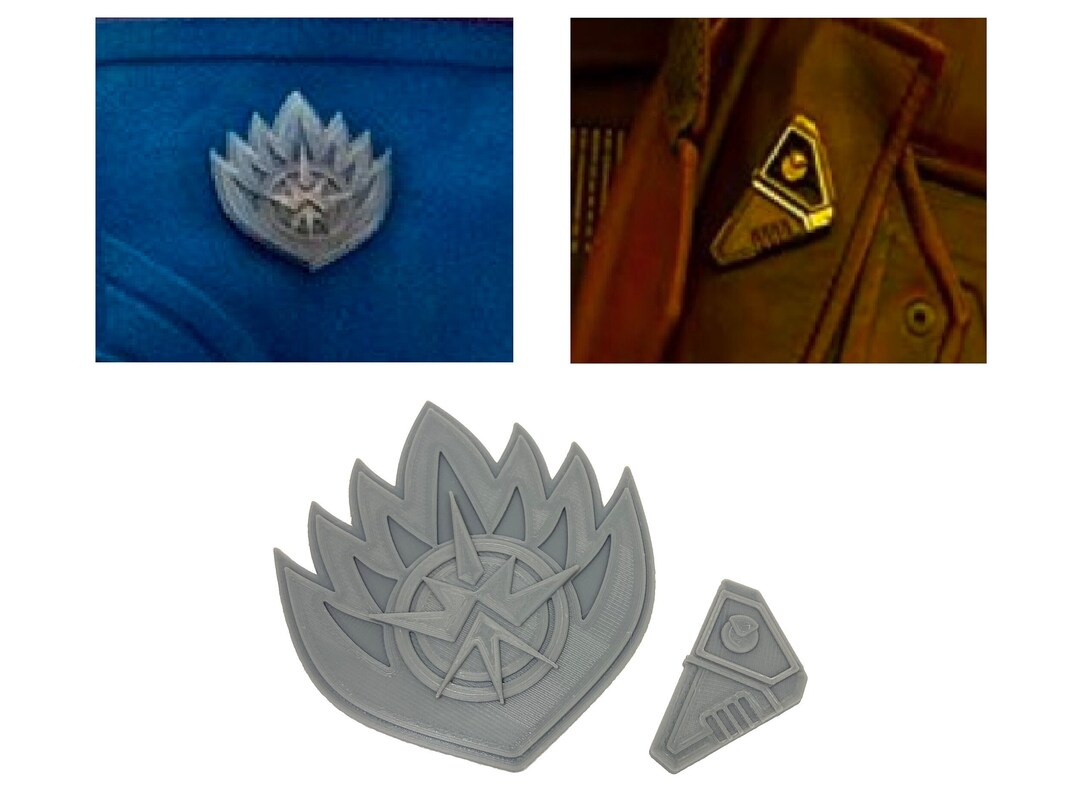 Guardians Vol. 3 Chest Emblem and Communicator Props 3D Printed - Etsy