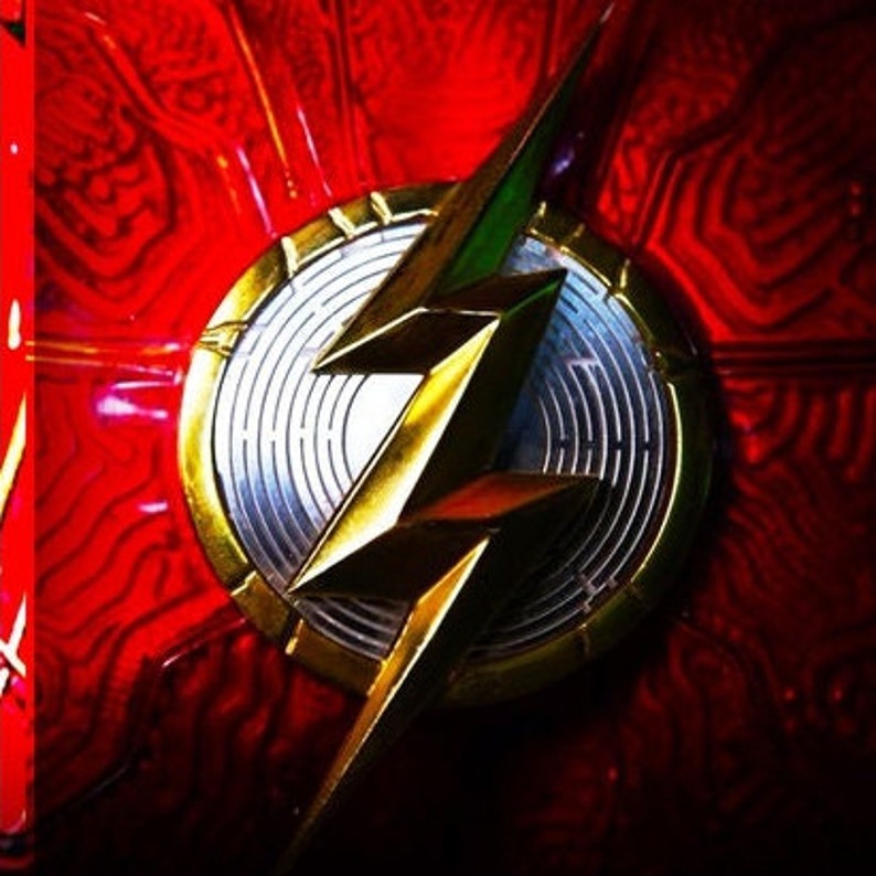 The Flash New Emblem Logo 3D Printed - Etsy UK