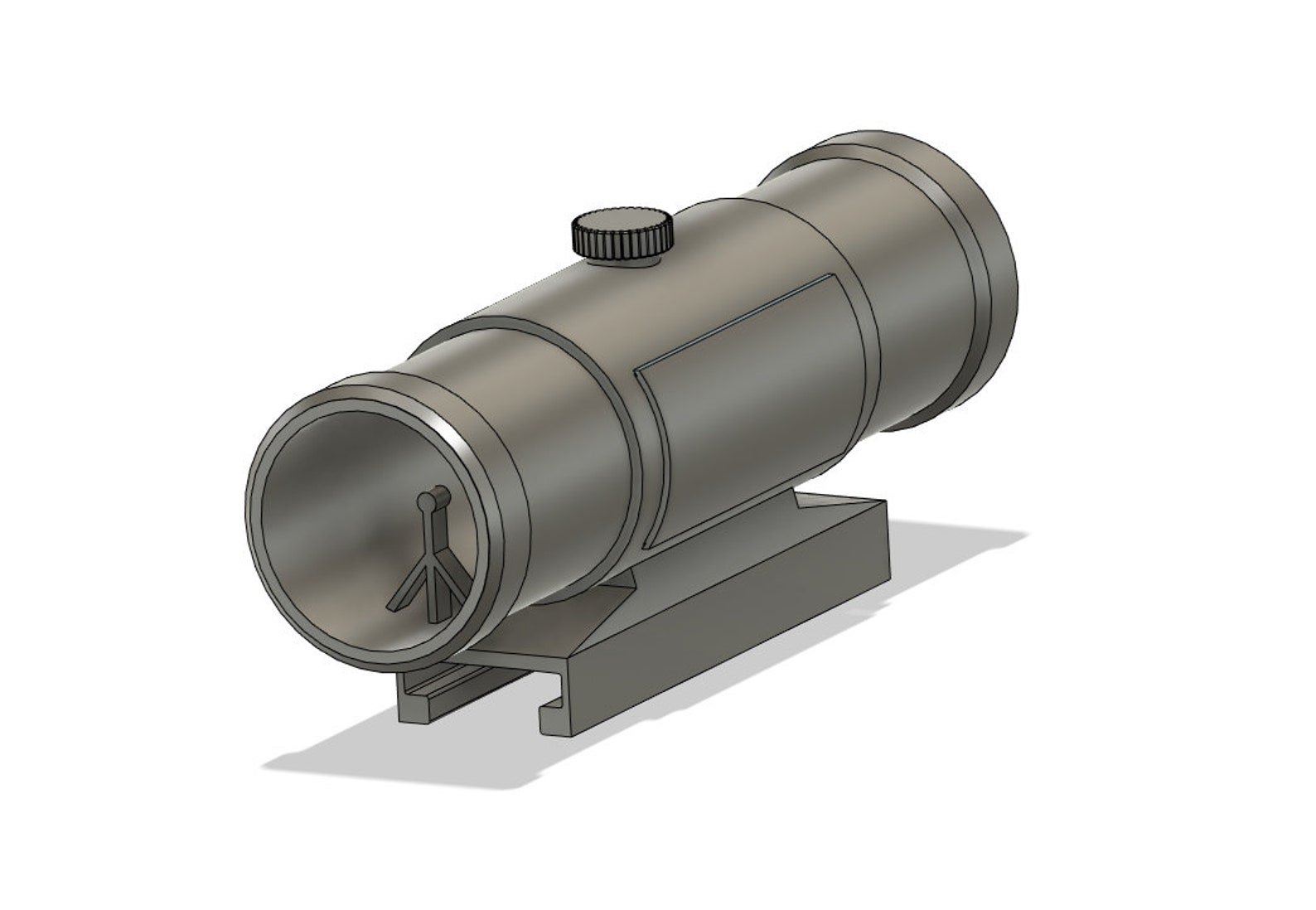 Nerf Acog Style Sight Attachment Universal Digital STL File - Etsy