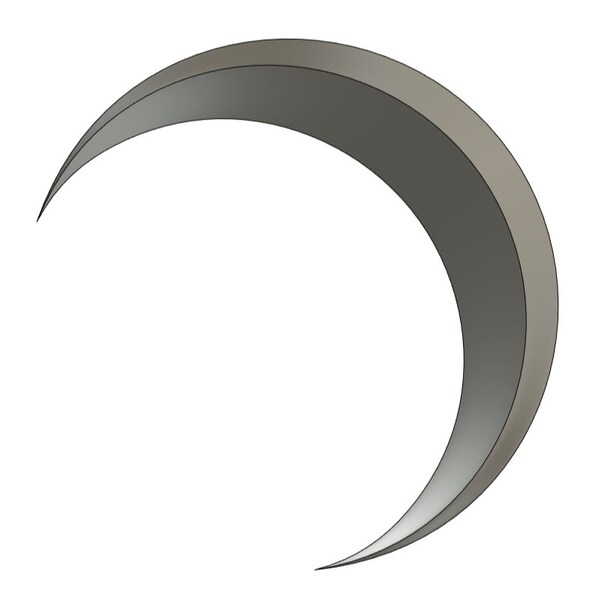 Crescent Moon Stl Files - Etsy