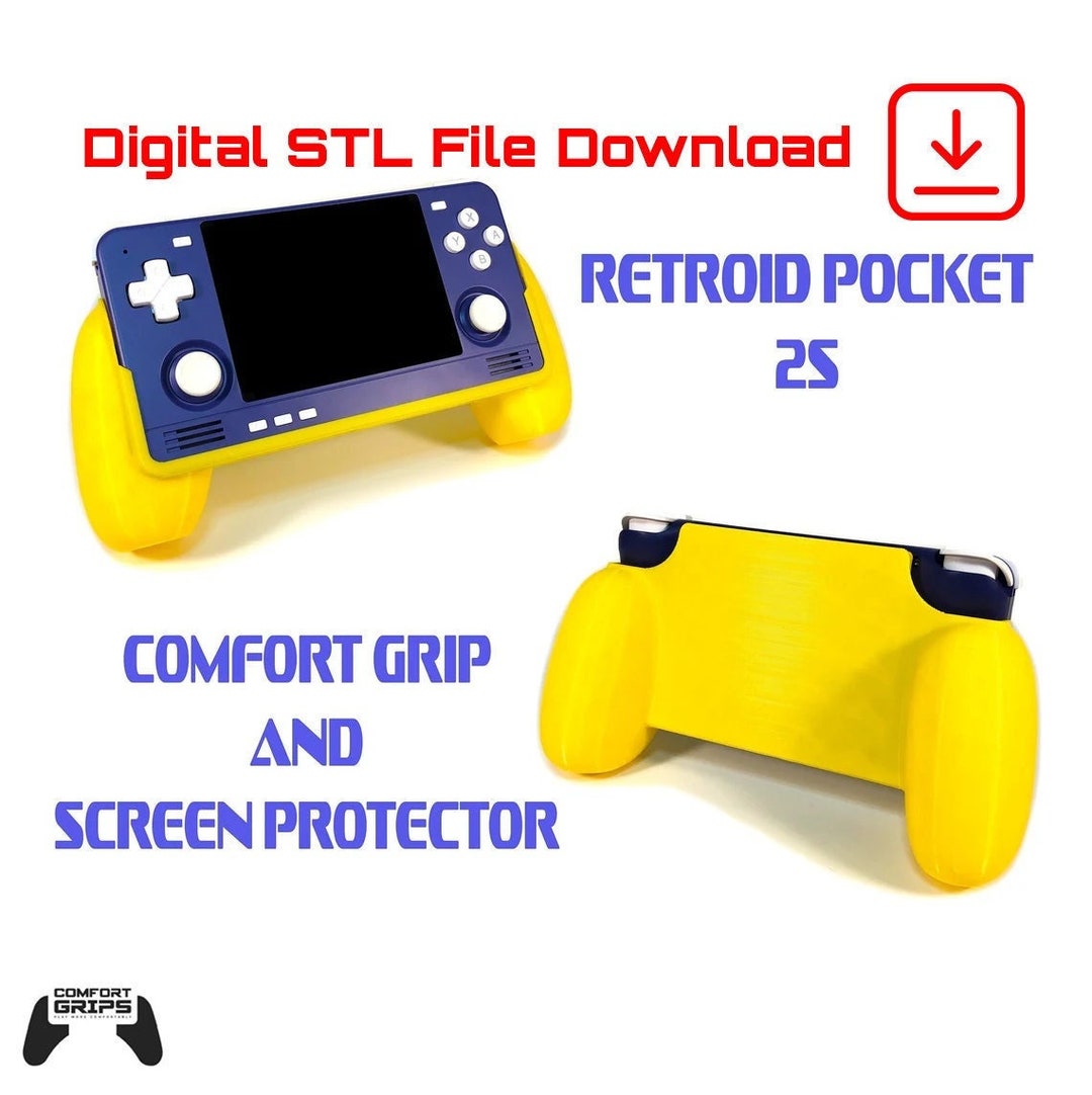 Retroid Pocket 2S Comfort Grip Case - Reversible Screen Protector ...