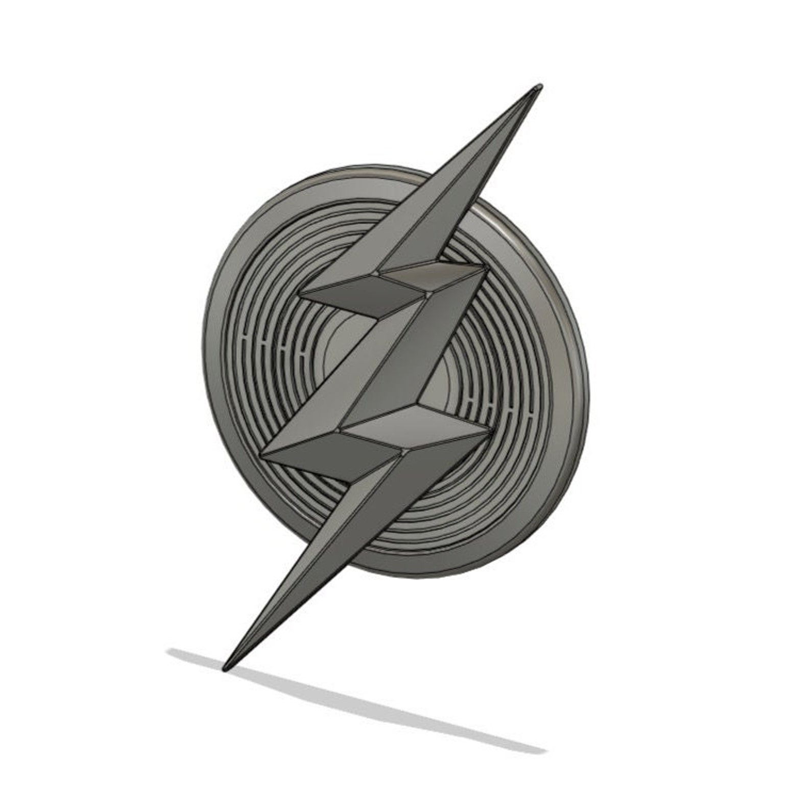 The Flash Emblem Logo Digital STL File Pack - Etsy