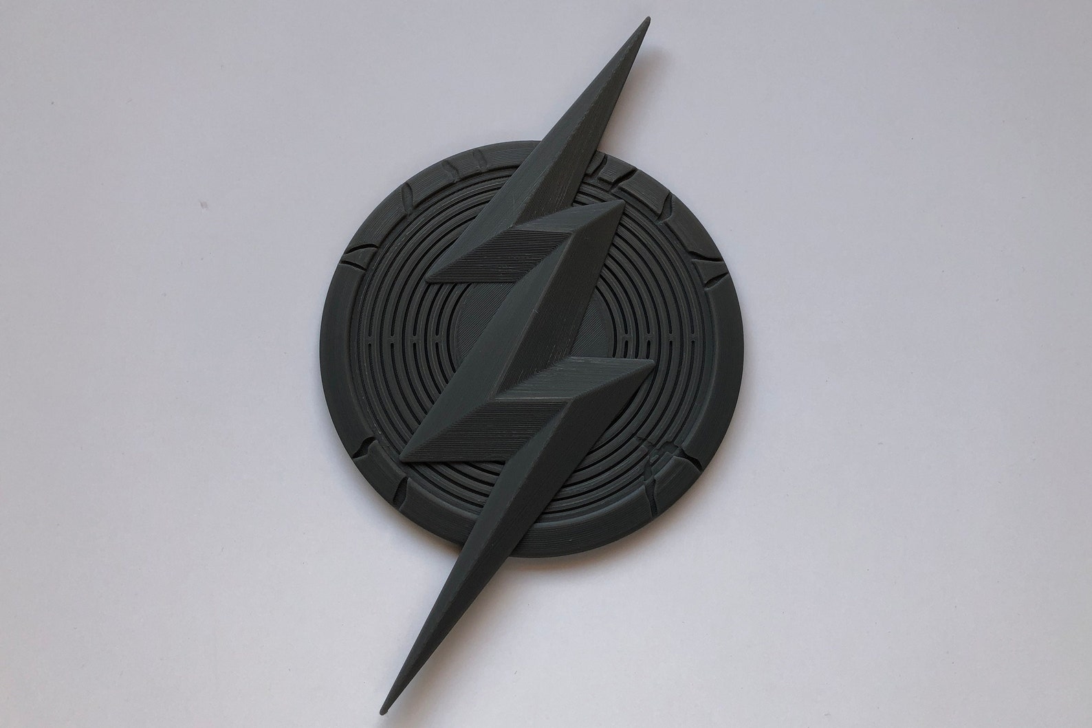 The Flash New Emblem Logo 3D Printed | Etsy UK