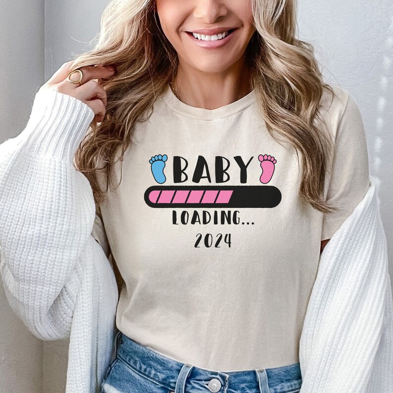 Baby Loading 2024 Baby Shower SVG Pregnancy Svg Gender Reveal Svg Funny ...