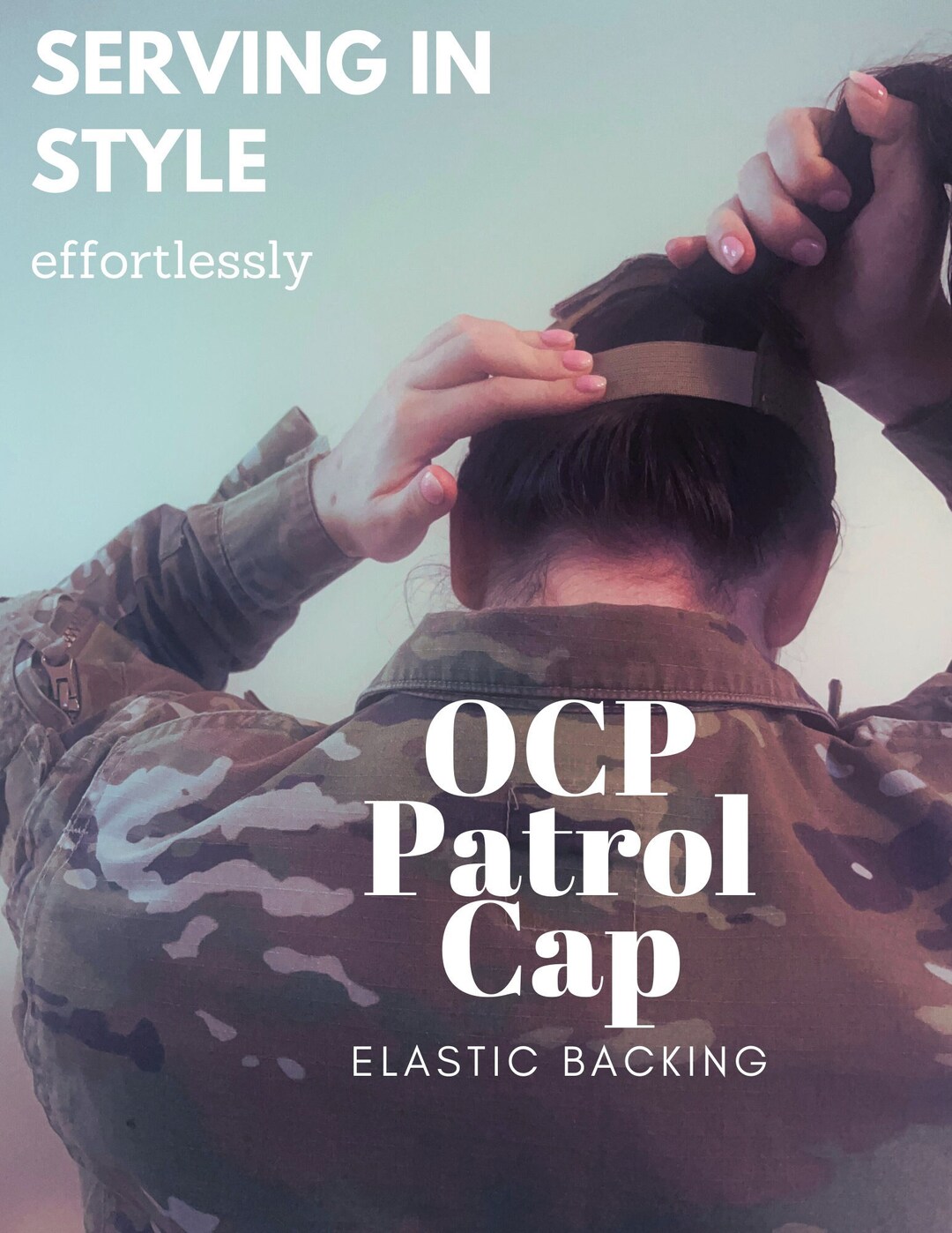 Military OCP Ball Cap Tactical Women's Cover Elastic for - Etsy