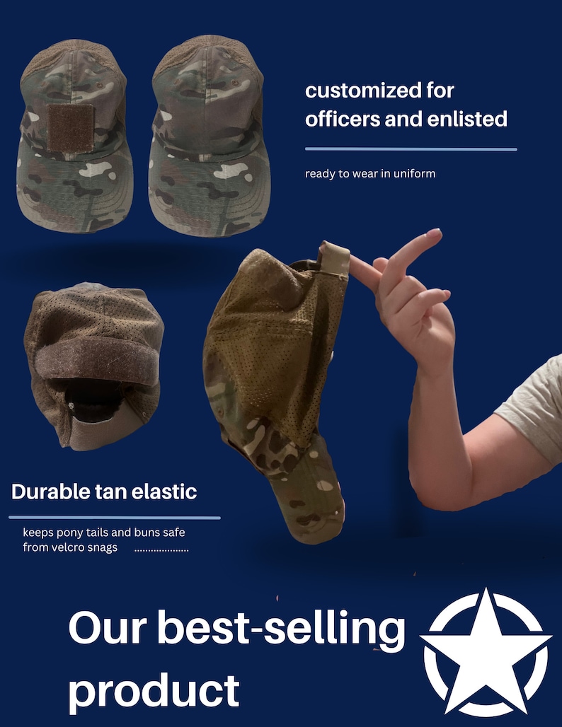 Military OCP Ball Cap Tactical Women's Cover Elastic for - Etsy