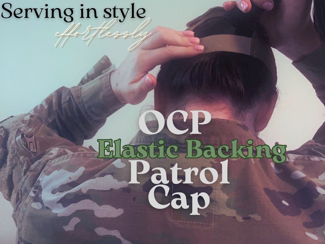 Military OCP Ball Cap Tactical Women's Cover Elastic for Ponytail Bun ...