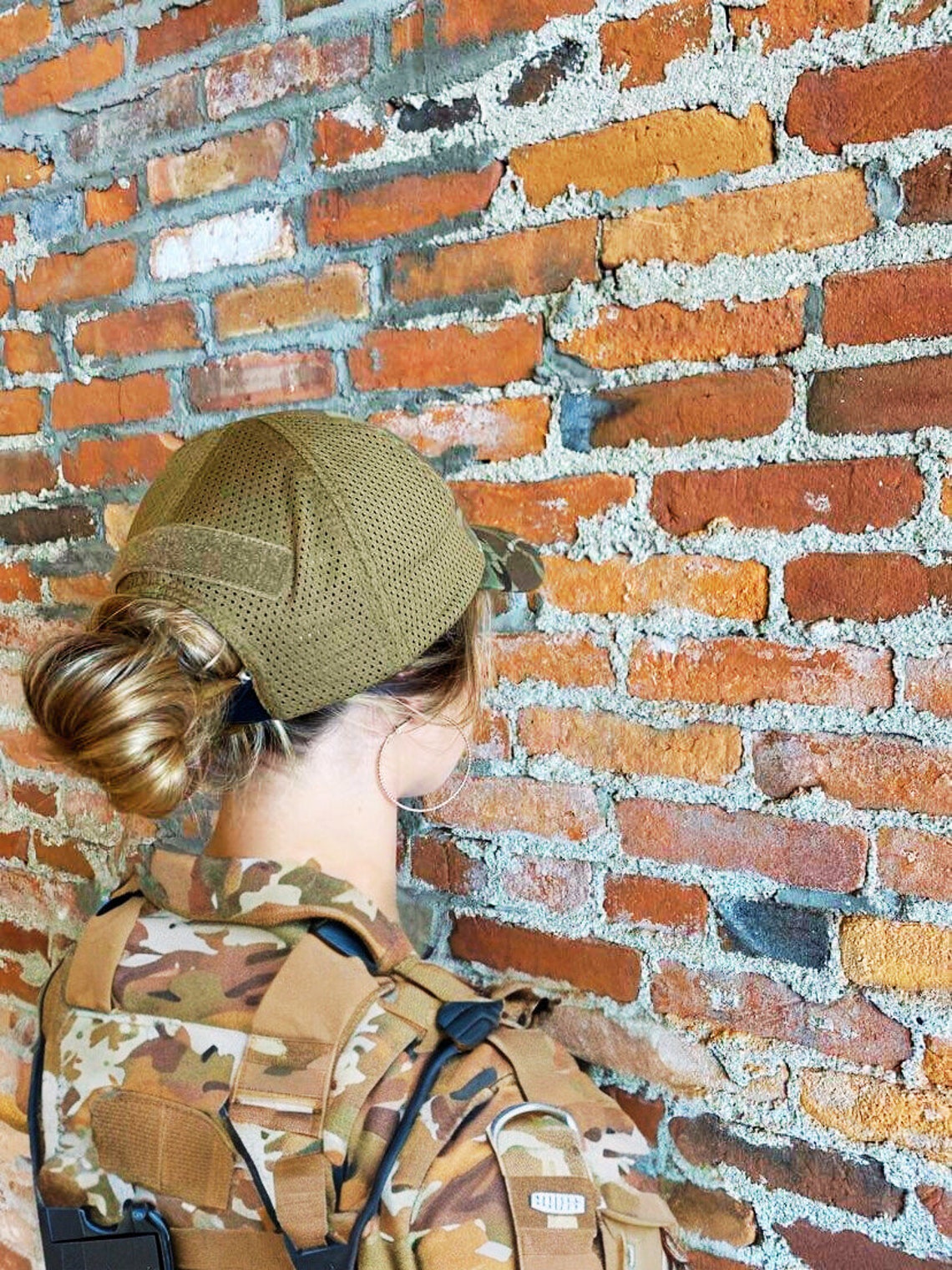 Military OCP Ball Cap Tactical Women's Cover Elastic for - Etsy