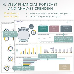 Financial Independence Planner With Income and Expenses Analysis ...