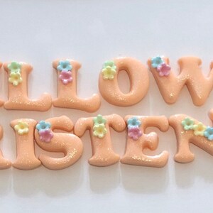 PASTEL LETTERING Happy Birthday, Names, Numbers, Any Message, Rainbow ...
