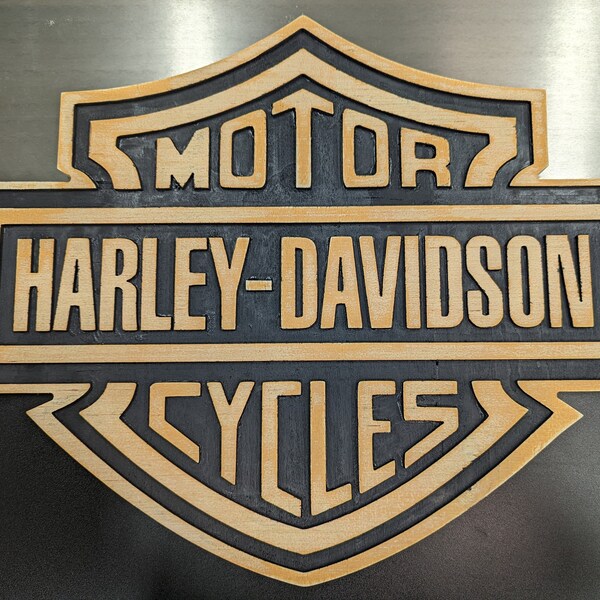 Harley Davidson Wooden Sign - Etsy