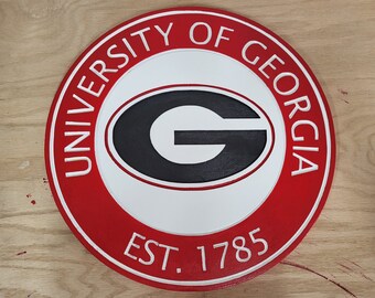 University of Georgia Metal Signs | Etsy