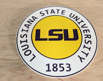 LSU Tigers Wood Sign - Etsy