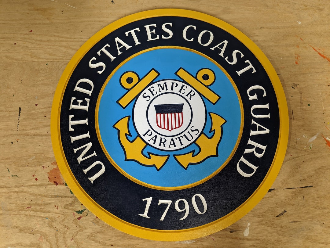 US Coast Guard Sign - Etsy