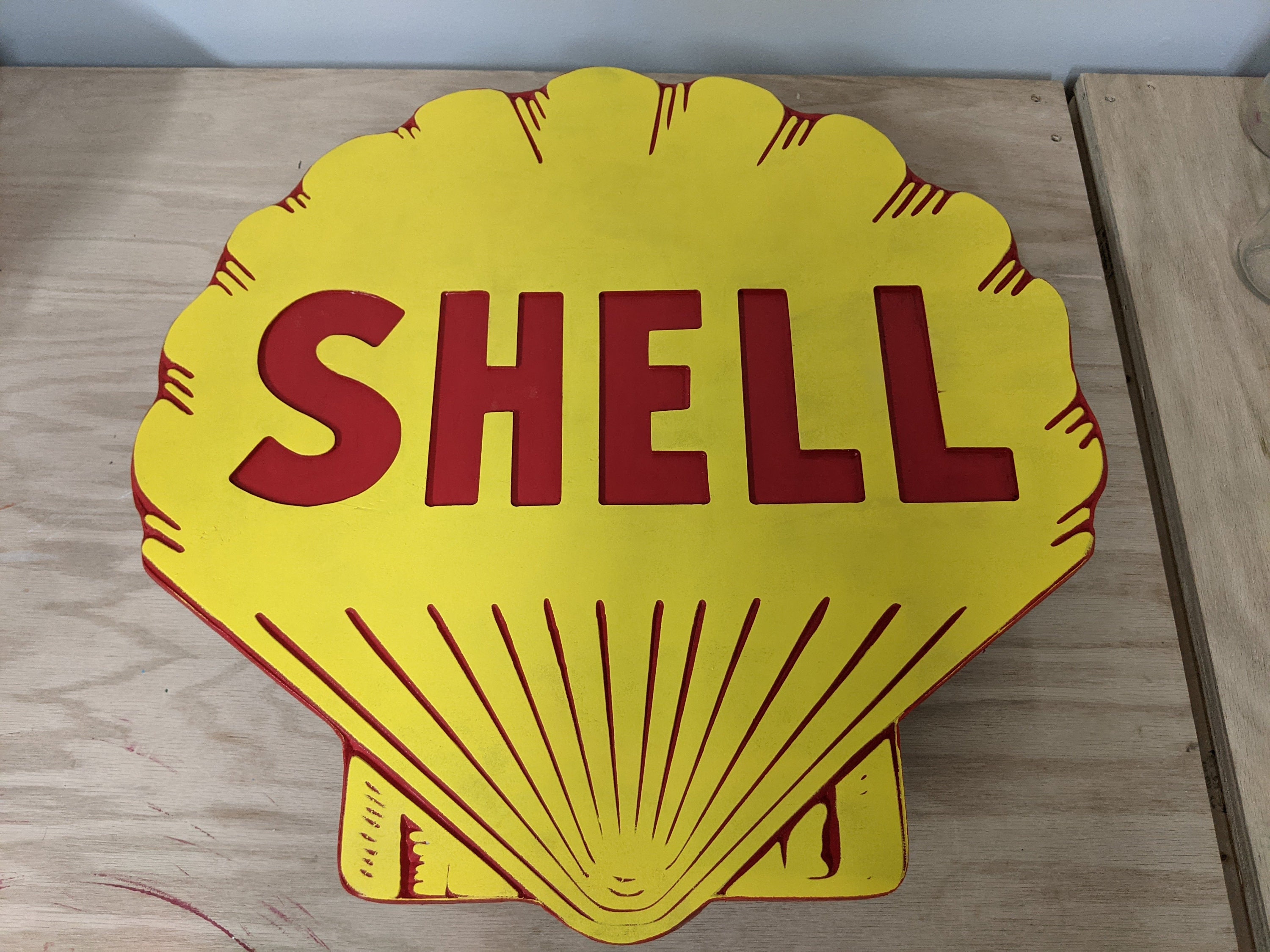 Shell Gas Station Sign