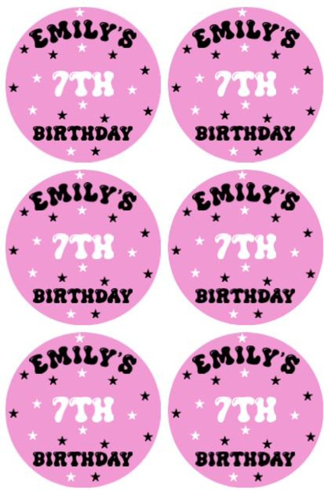 Personalised Sweet Cone Labels / Loot Bag Labels Tags - Etsy