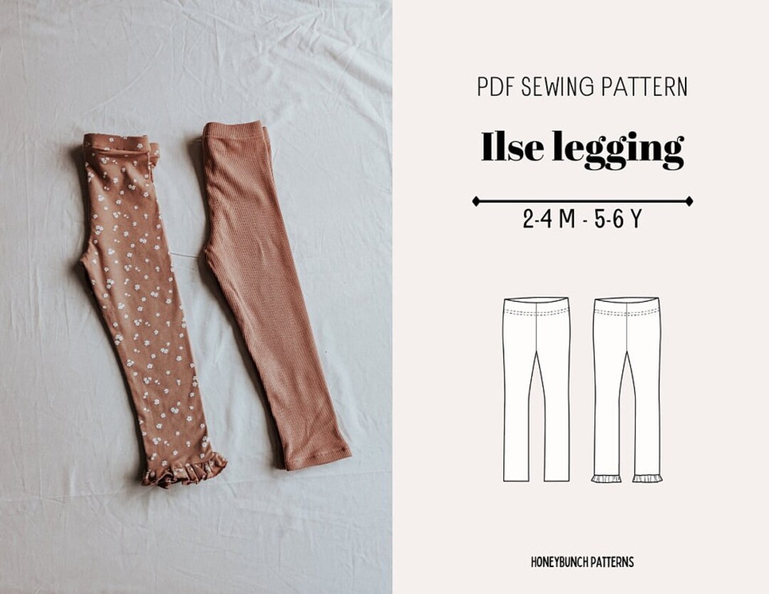 Baby Legging Sewing Pattern, Baby and Kids Pants Sewing Pattern PDF ...