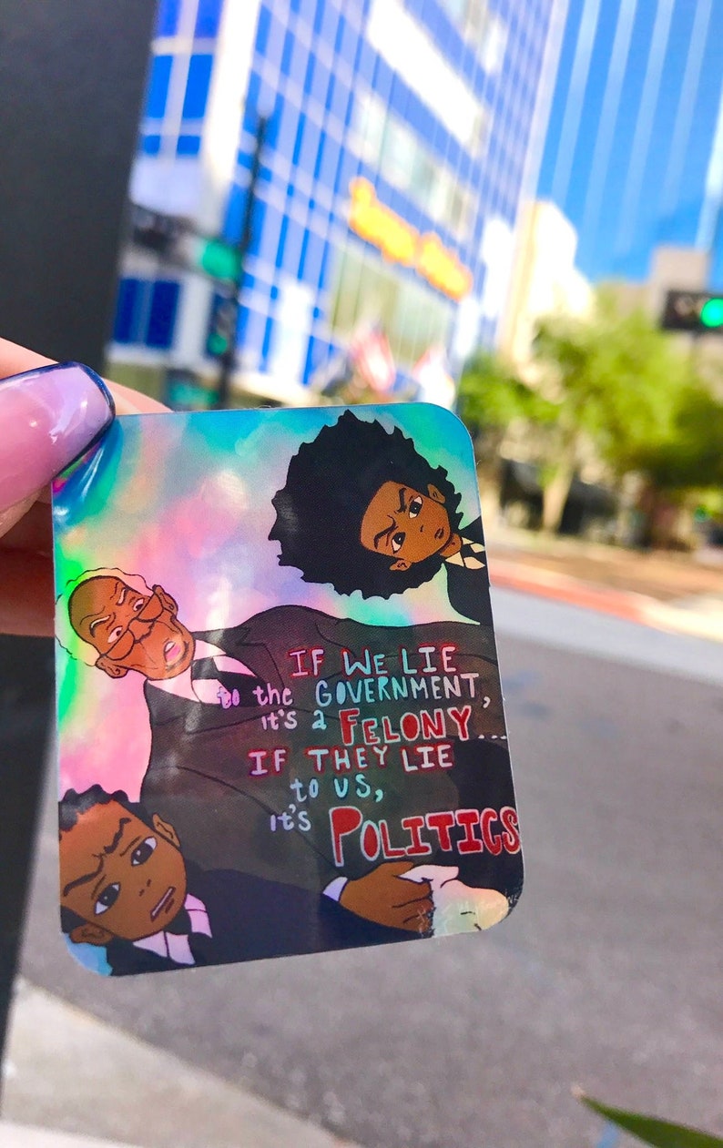 Boondocks Holographic Sticker - Etsy