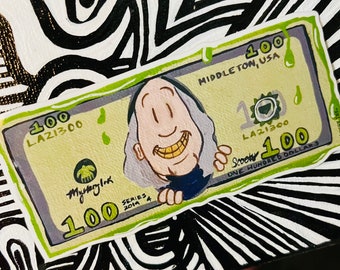 Banded Money Stack Sticker - Etsy