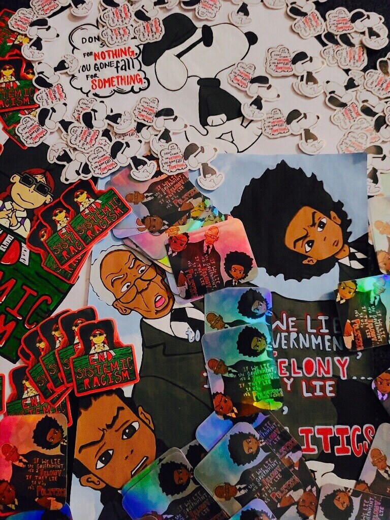 Boondocks Holographic Sticker - Etsy