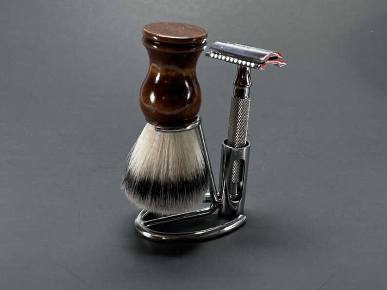 Safety Razor Wet Shave Kit for Men, Shaving Bowl Mug Shaving Brush ...