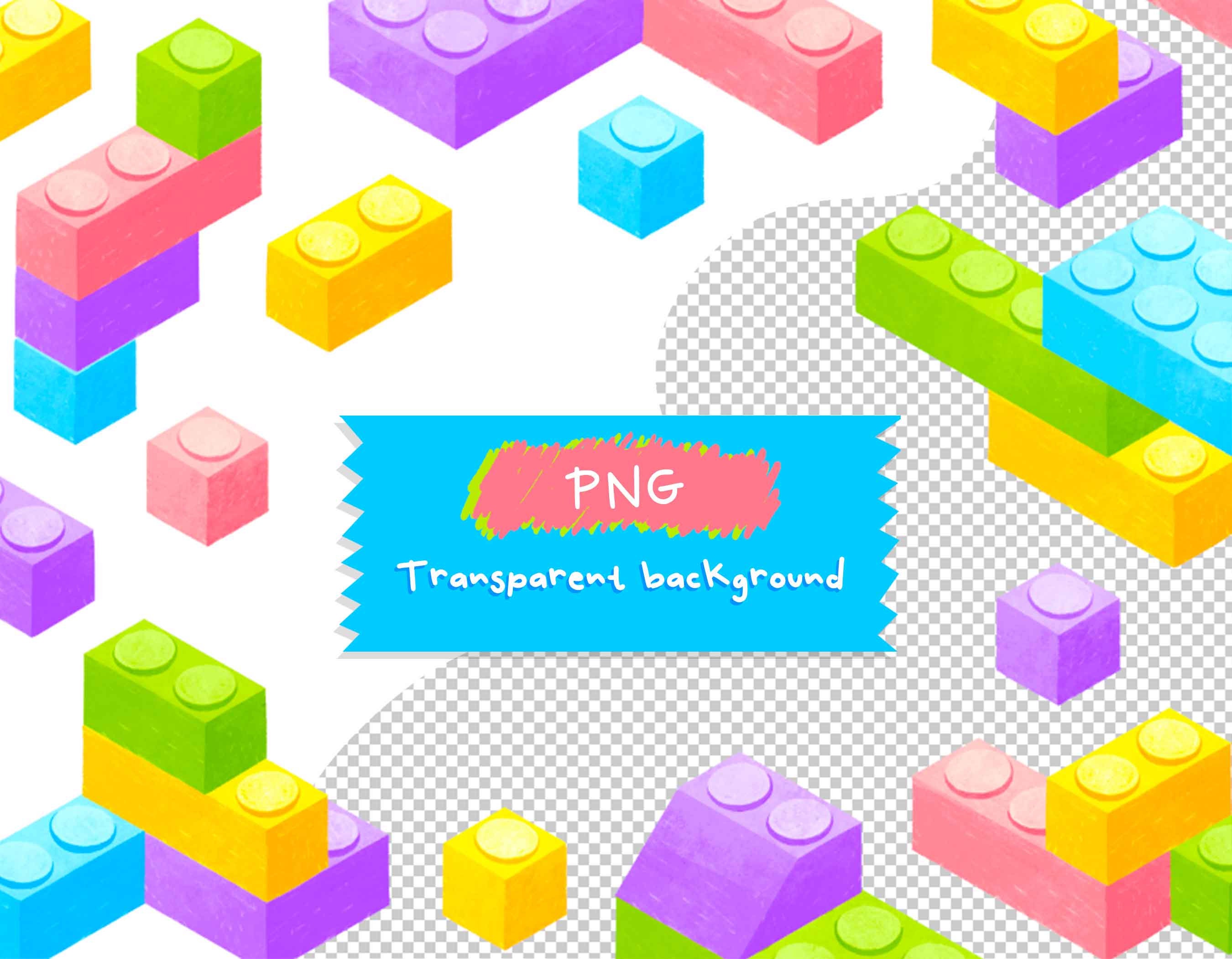 Lego Blocks Background Clipart