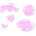 Blowing Pink Bubbles Clipart PNG Commercial Use Love Heart Bubble ...