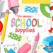 Back to School Supplies Clipart School Teacher Clip Art Set | Etsy