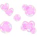 Blowing Pink Bubbles Clipart PNG Commercial Use Love Heart Bubble ...