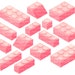 Pastel Brick Blocks Clipart Plastic Building Bricks Kids Toys PNG Files ...