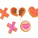 Valentine's Day Cookie Clipart Love Sugar Cookies Valentines PNG Files ...