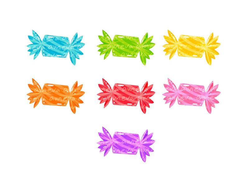 Candy Clipart Sugar Sweets Jelly Beans Hard Candies Candy Party Clip ...