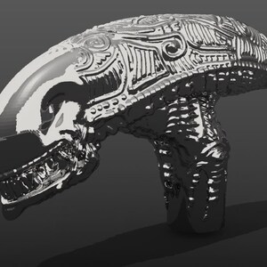 Xenomorph Walking Cane Topper STL DOWNLOAD - Etsy
