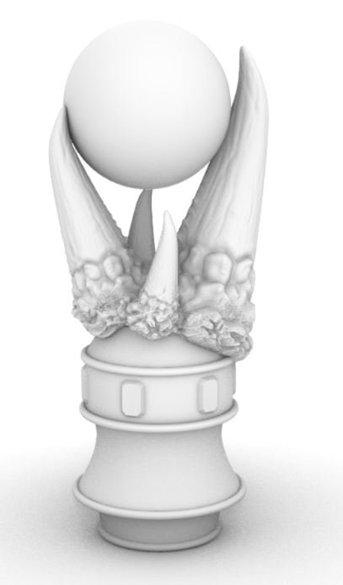 Wizards Staff/ Dragon Claw Cane Topper STL DOWNLOAD - Etsy