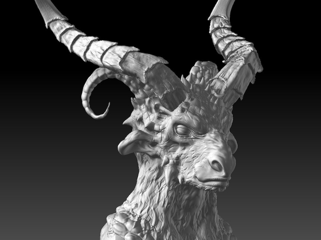 Baphomet Cane Topper - Etsy