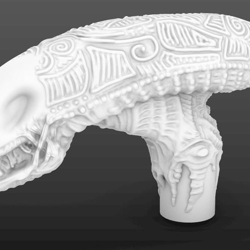 Xenomorph Walking Cane Topper STL - Etsy