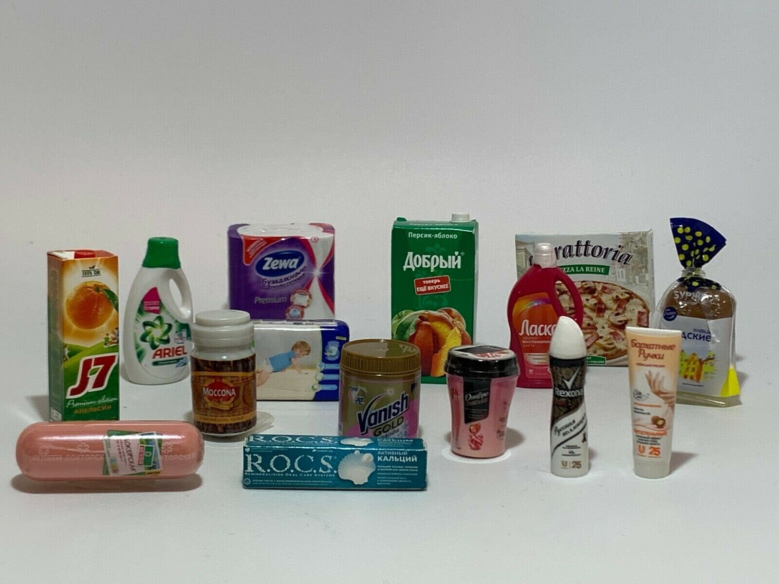 Russia Set A European Miniature Supermarket Toy zuru Surprise/coles ...