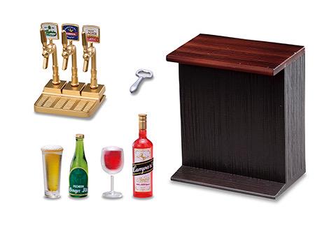 Dollhouse Miniatures Re-ment 2021 Bar Tiny(beer, Bar Table High Chair ...