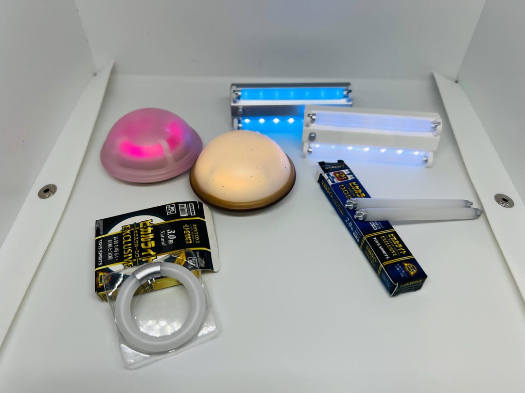 Dollhouse Miniatures Magnetic Wireless Ceiling Light, Round Touch-light ...