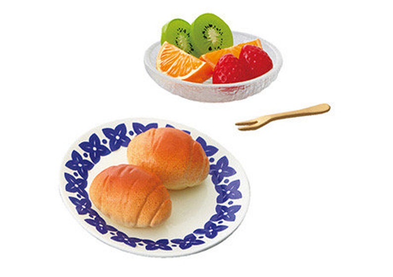 Dollhouse Miniatures Re-ment 2024 Good Morning Breakfast Raw Egg Salmon ...