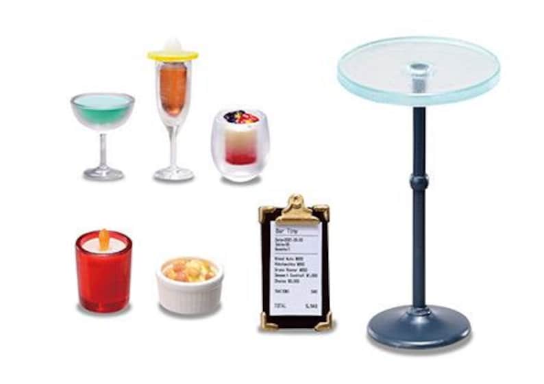 Dollhouse Miniatures Re-ment 2021 Bar Tiny(beer, Bar Table High Chair ...