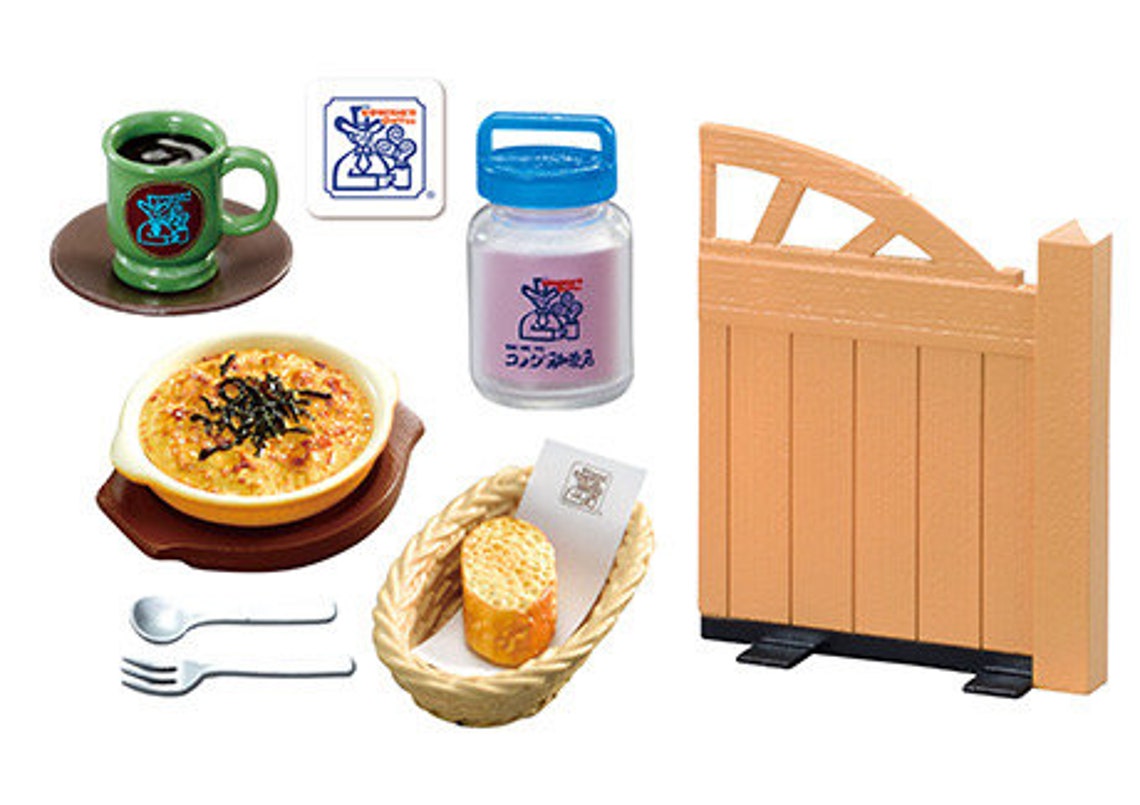 Dollhouse Miniatures Re-ment 2023 珈琲所 Coffee Shop Komeda’s Red Seats ...