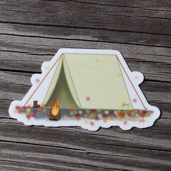 Tent Sticker - Etsy