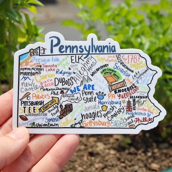 Pennsylvania Decal - Etsy