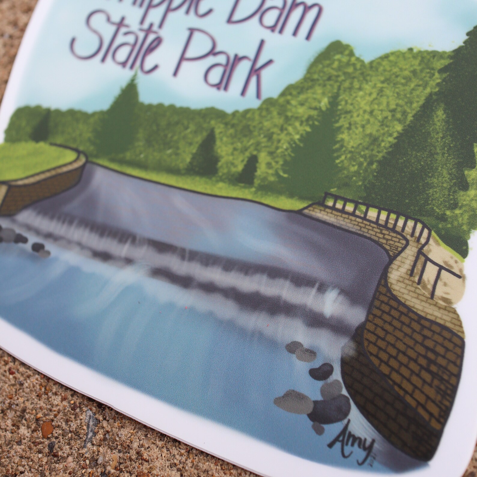 Whipple Dam State Park Sticker - Etsy