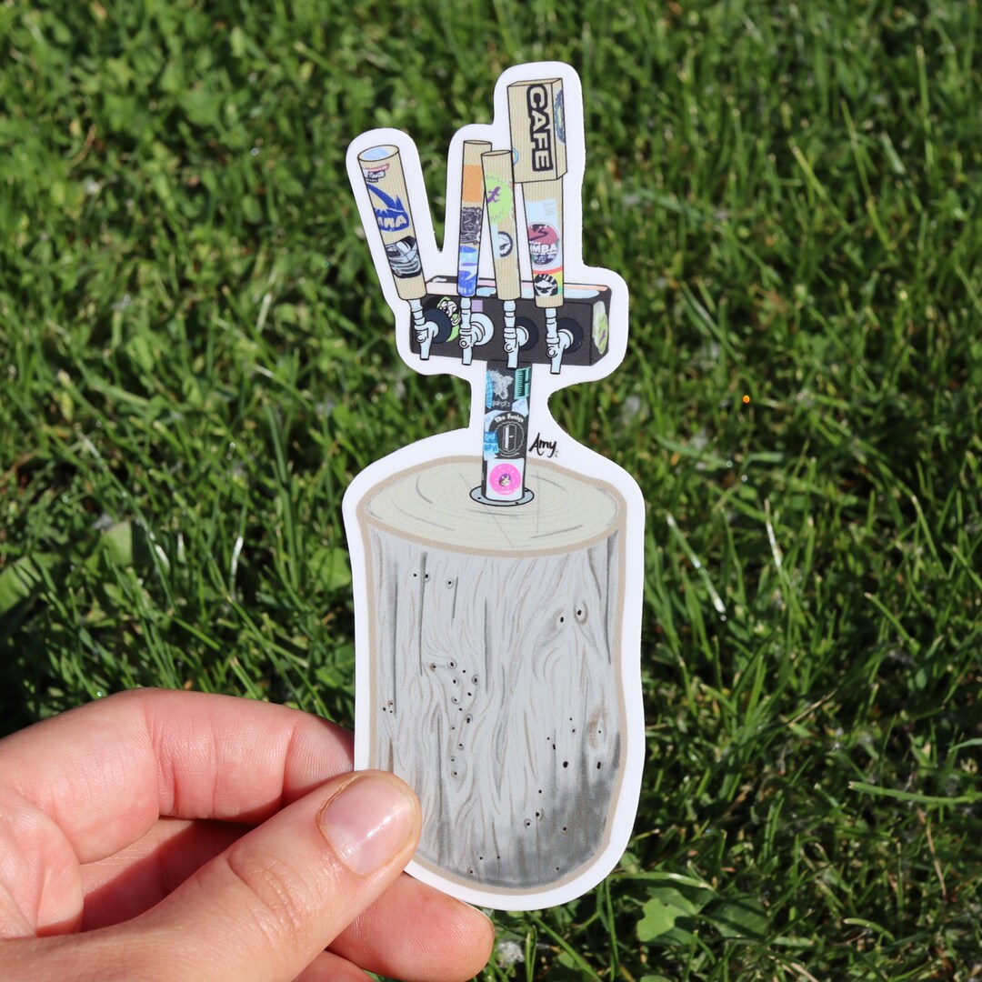 Beer Tap Stump, Tussey Mtn, Rothrock Sticker - Etsy