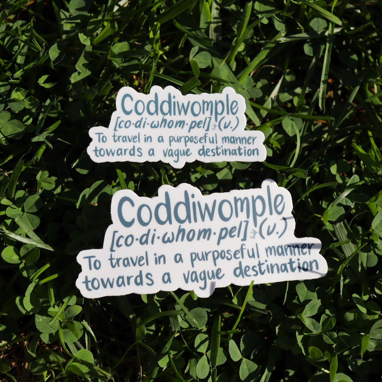 Coddiwomple Sticker - Waterproof Vinyl, Adventurous Spirit - Etsy