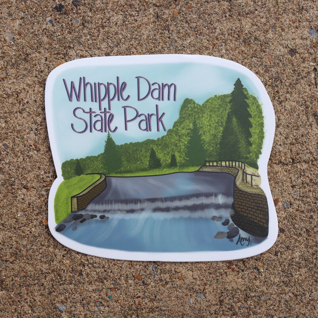Whipple Dam State Park Sticker - Etsy