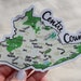 Centre County Map Sticker - Etsy