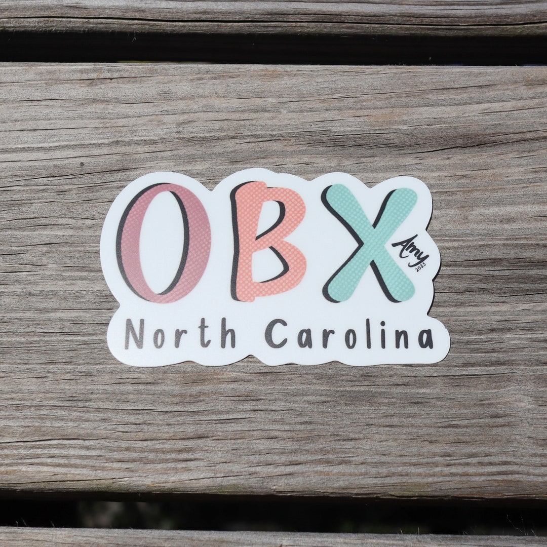 OBX North Carolina Sticker - Etsy